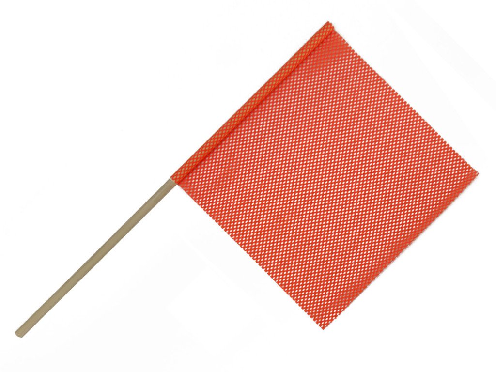 Seconds Dowel Warning Flag – Oversize Warning Products
