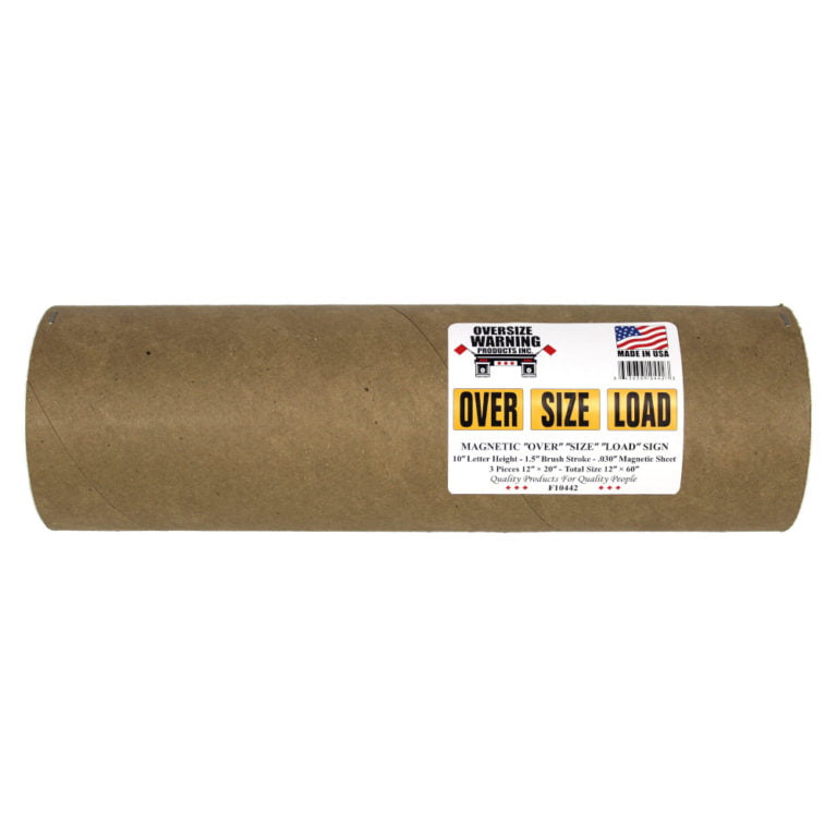 Magnetic Over Size Load Sign 3 piece – Oversize Warning Products